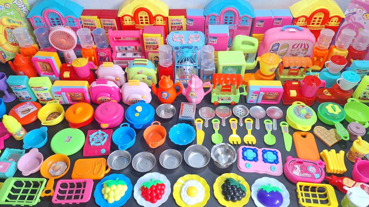 6 Minutes Satisfying With Unboxing Hello Kitty Sanrio Kitchen Set ...