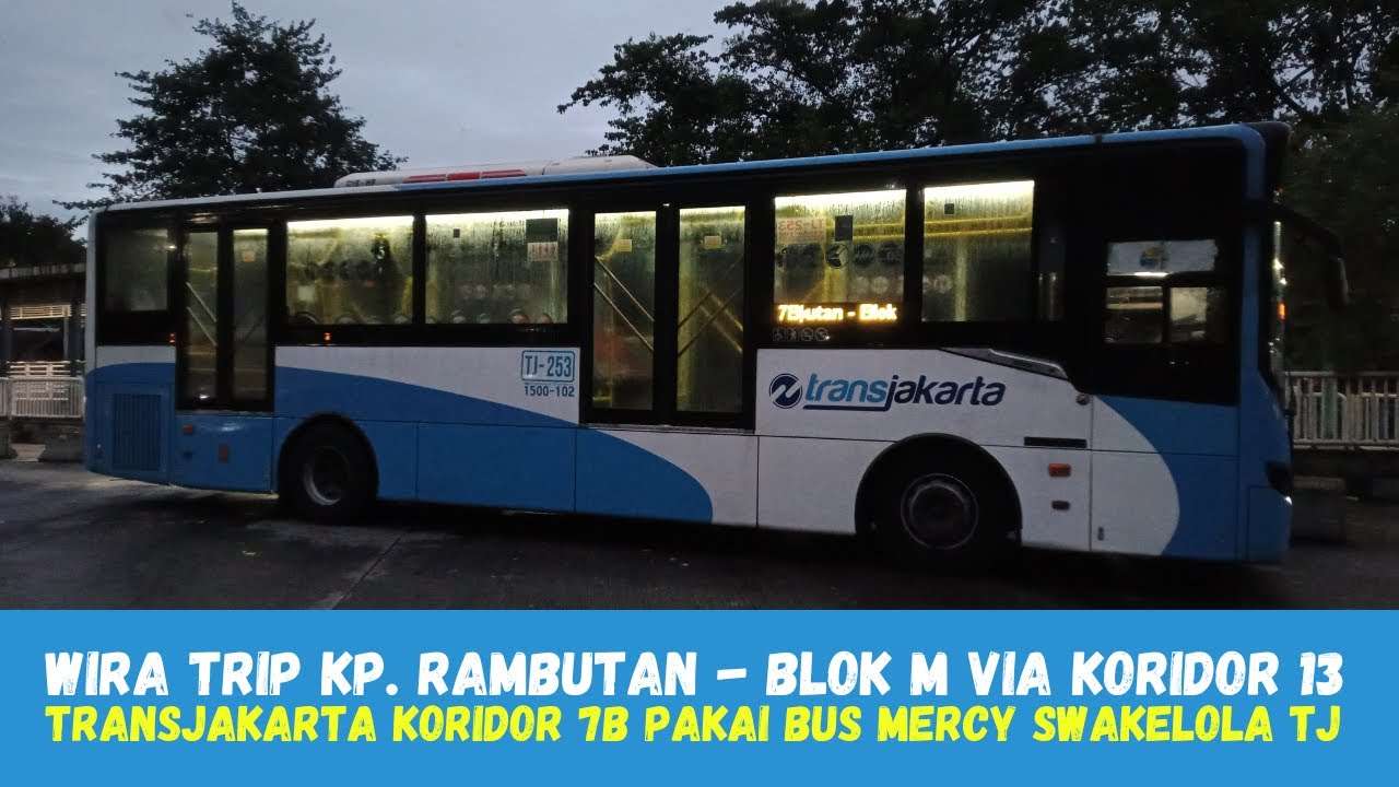 TRIP Naik TransJakarta Koridor 7B Kampung Rambutan - Blok M Menggunakan ...