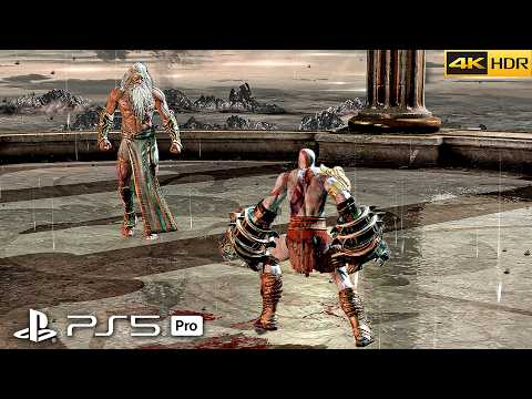 GOD OF WAR 3 REMASTERED | Zeus Vs Kratos Final Boss Fight Gameplay [PS5 PRO 4K 60FPS HDR]