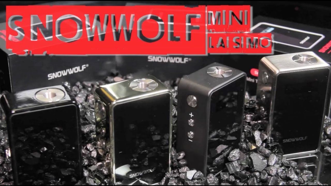 New Snowwolf Mini BOX MOD by Laisimo - YouTube