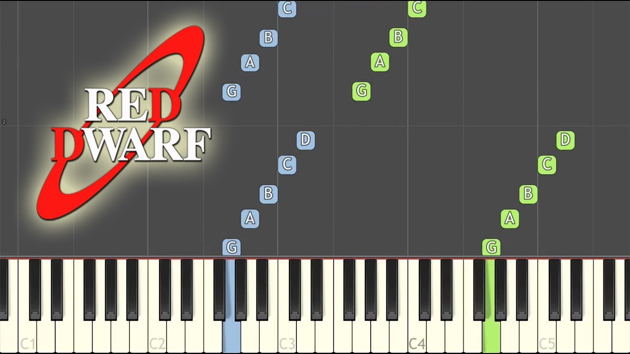 Red Dwarf theme Piano Tutorial (Synthesia) - YouTube