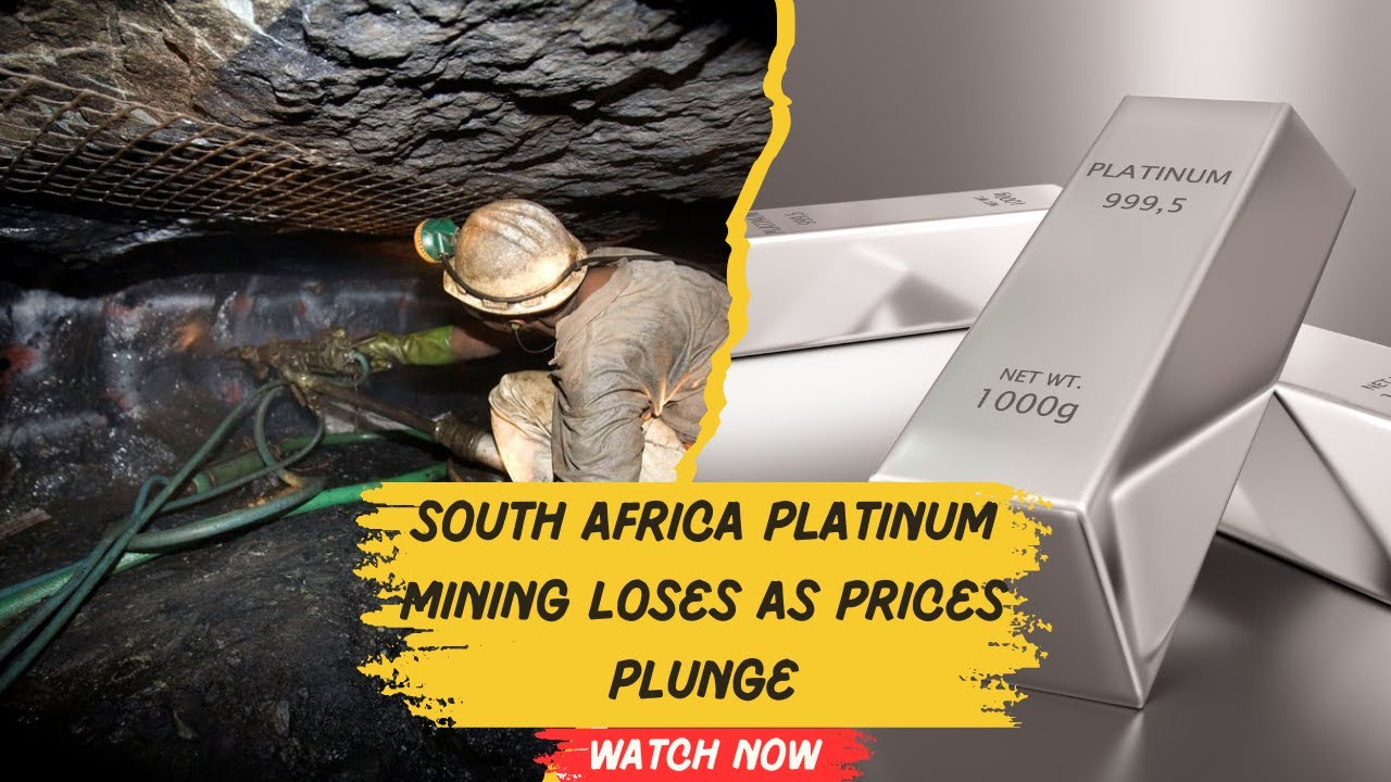 South Africa Platinum Mining Loses As Prices Plunge - YouTube