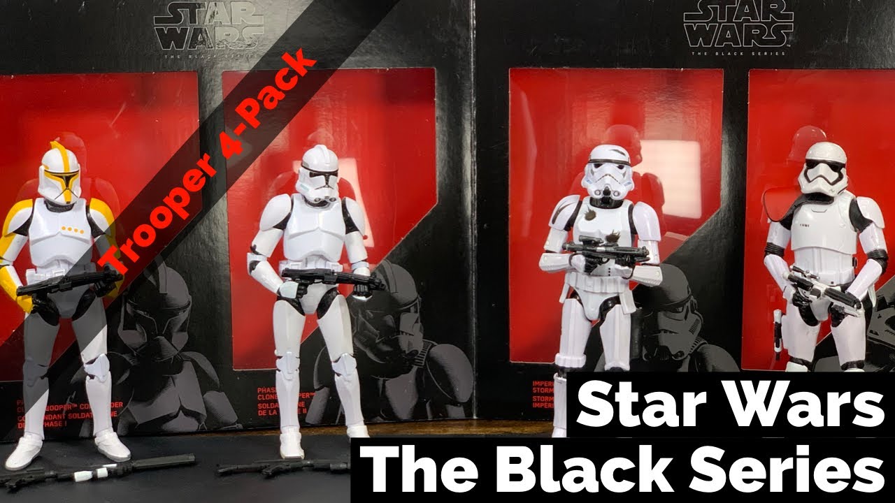 Stormtrooper 4-Pack | Amazon Exclusive | Star Wars The Black Series ...