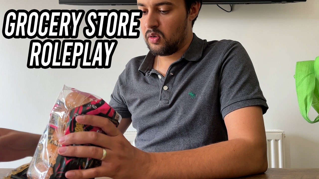 [ASMR] Grocery Store Cashier Roleplay | Keyboard typing, scanning beeps ...