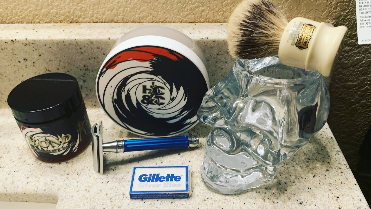 James Bond Shave Soap & Aftershave. EJ 3ONE6 Razor, Chubby 1 Badger ...