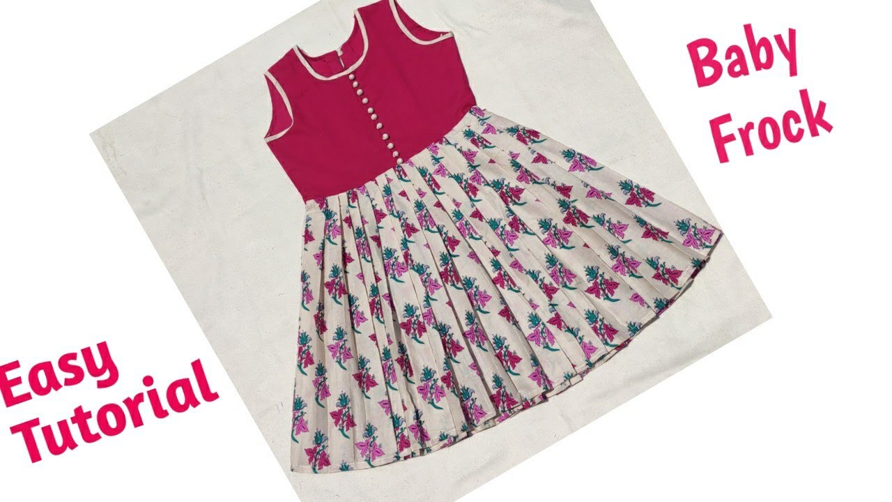 Beautiful Baby Frock Cutting and Stitching /Baby Frock Design - YouTube