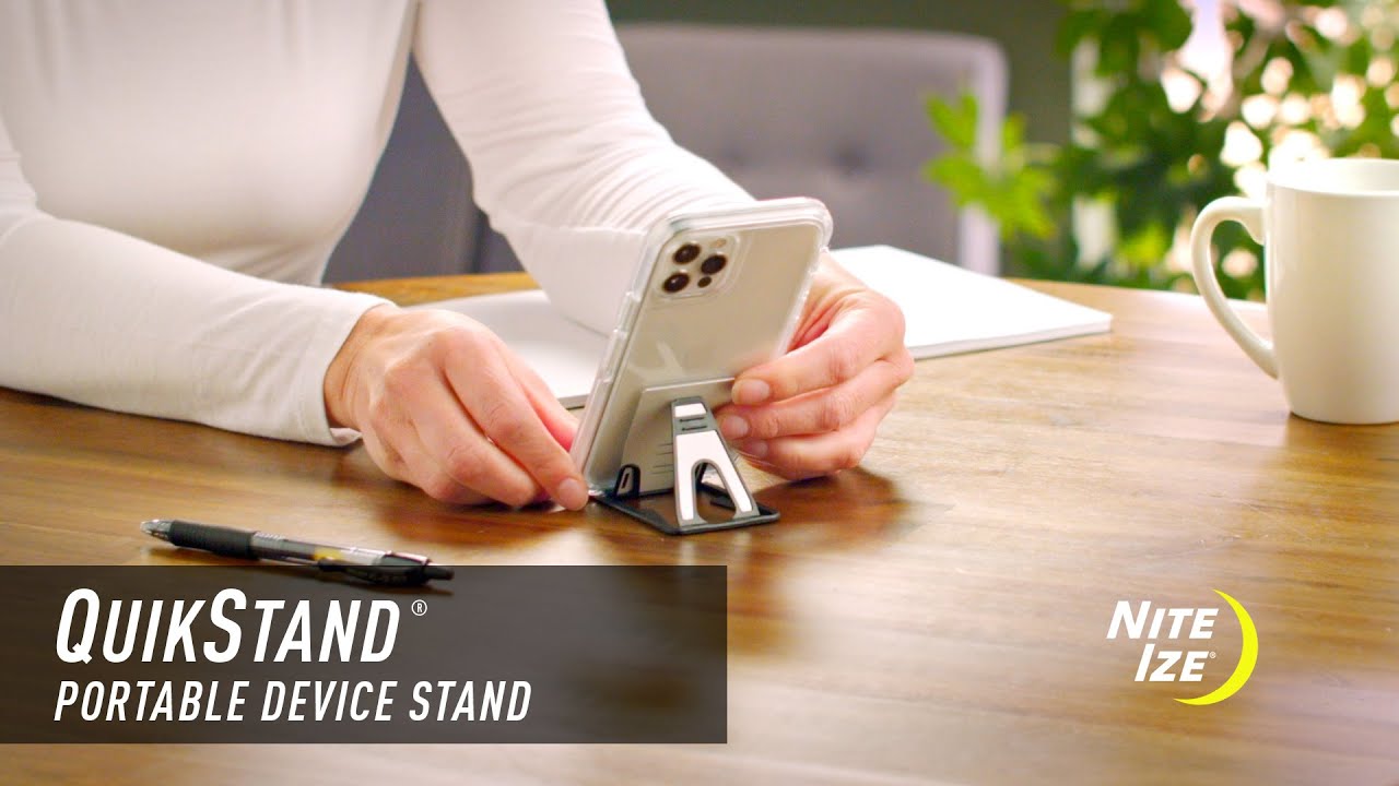 QuikStand® Portable Device Stand - YouTube