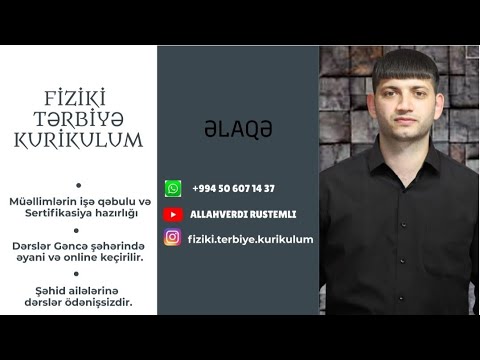 Hendbol taym aut . Fiziki terbiye MİQ . ALLAHverdi Rustemli 050-607-14-37