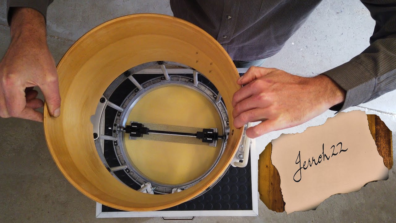 Replacing a snare drum bottom head - YouTube