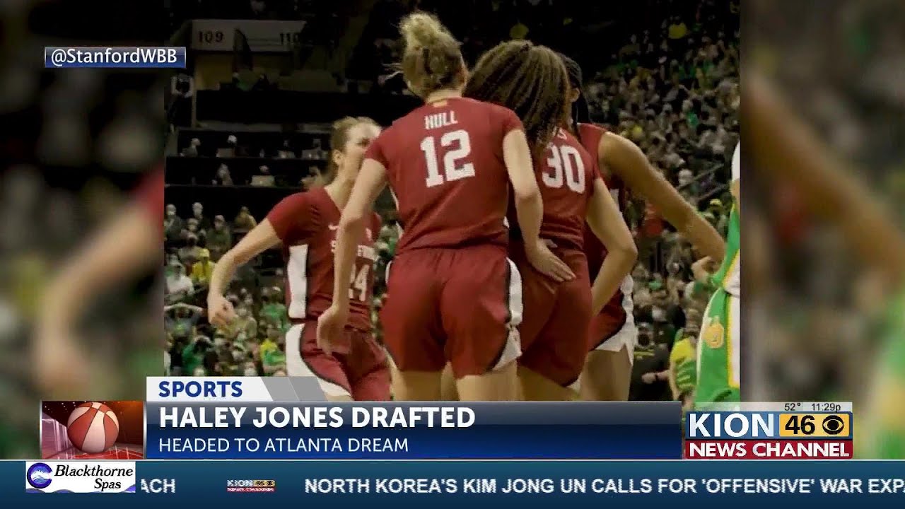 HAYLEY JONES WNBA DRAFT - YouTube