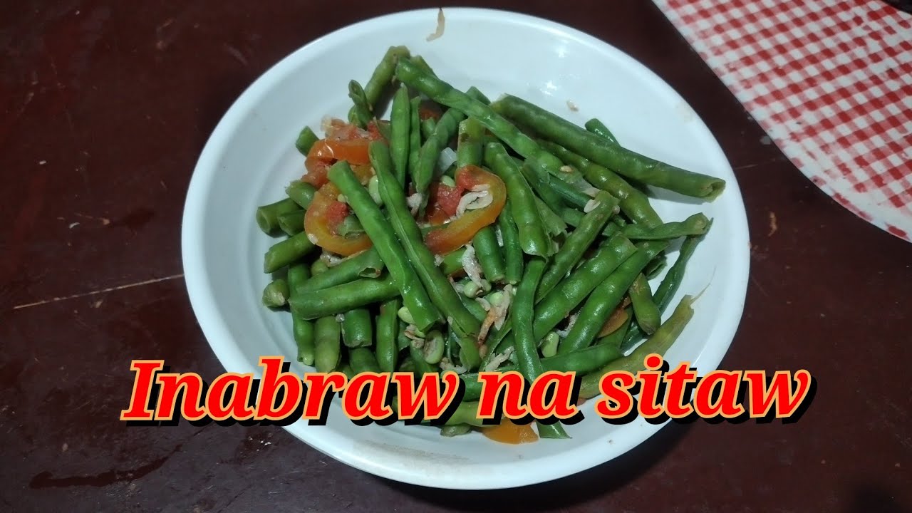 Inabraw na sitaw taba #dinengdeng #ilocano recipe #lutong bahay # ...