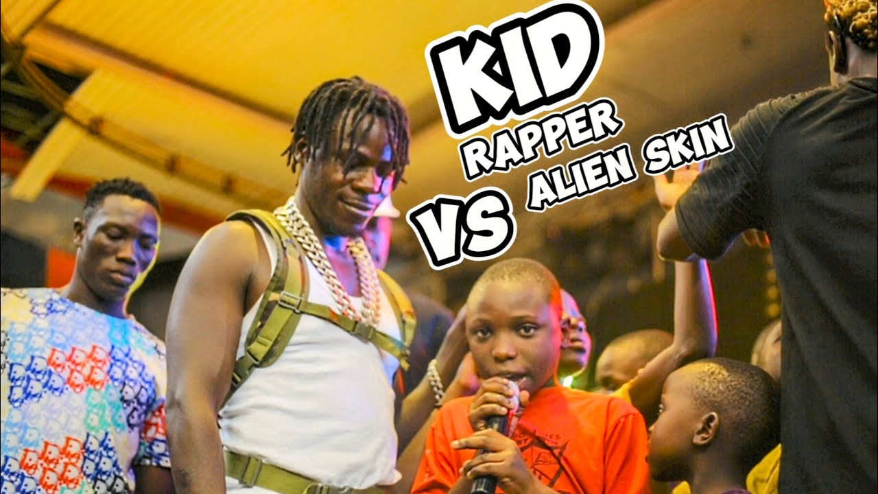 Primary Kid Challenged Alien skin in Rapping at Freedom City . - YouTube