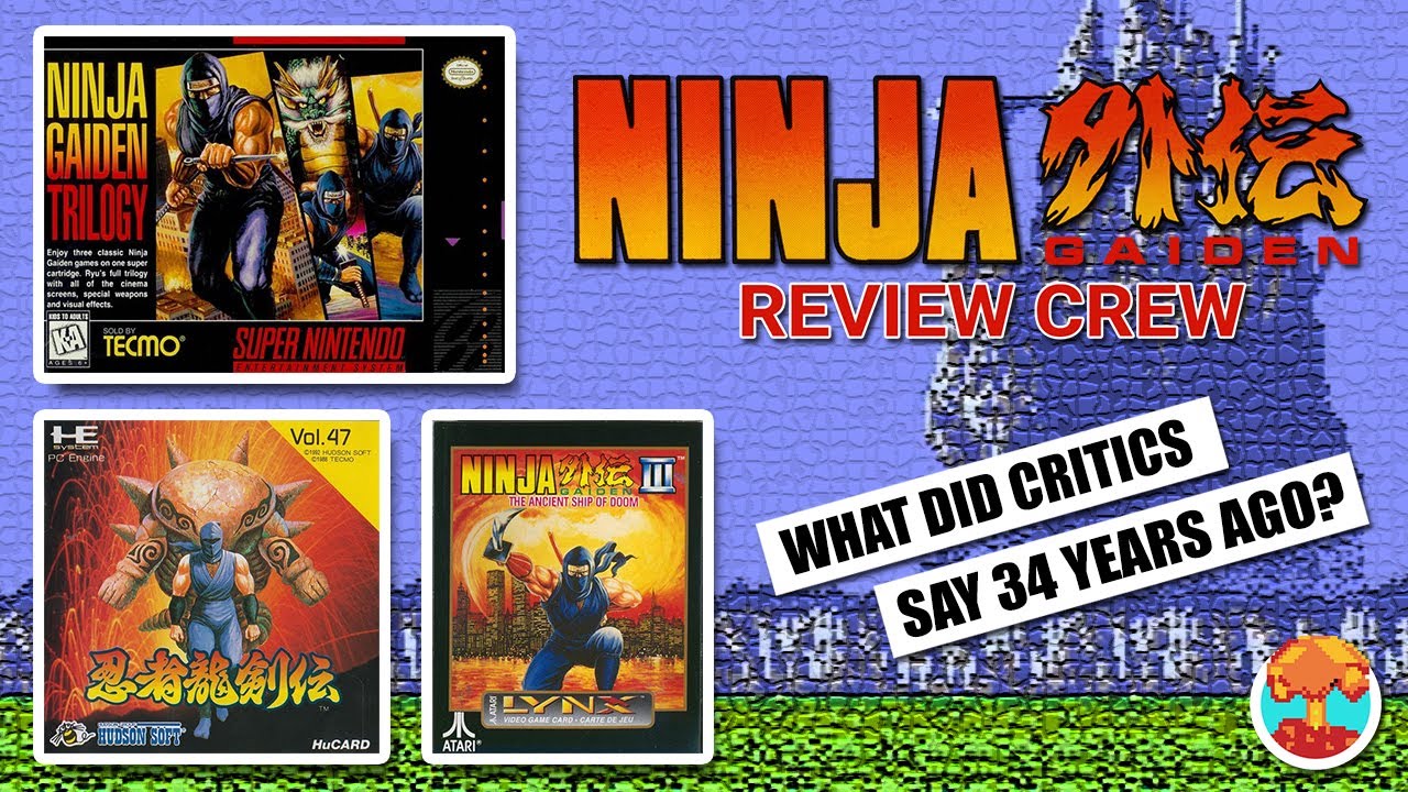 1990 Critics Review Ninja Gaiden Trilogy Ports on Super NES, Lynx & PC ...