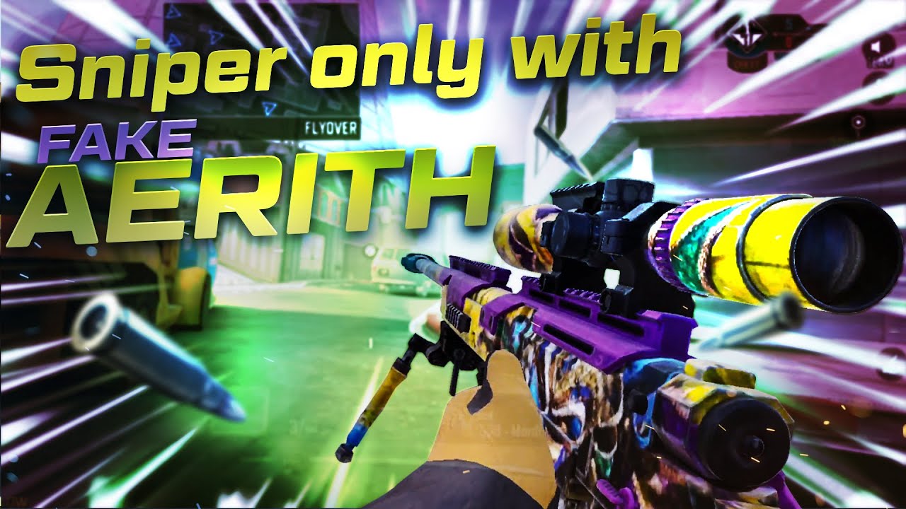 I Played Sniper Only With Fake Aerith! Best Sniper In Cod Mobile | you ...