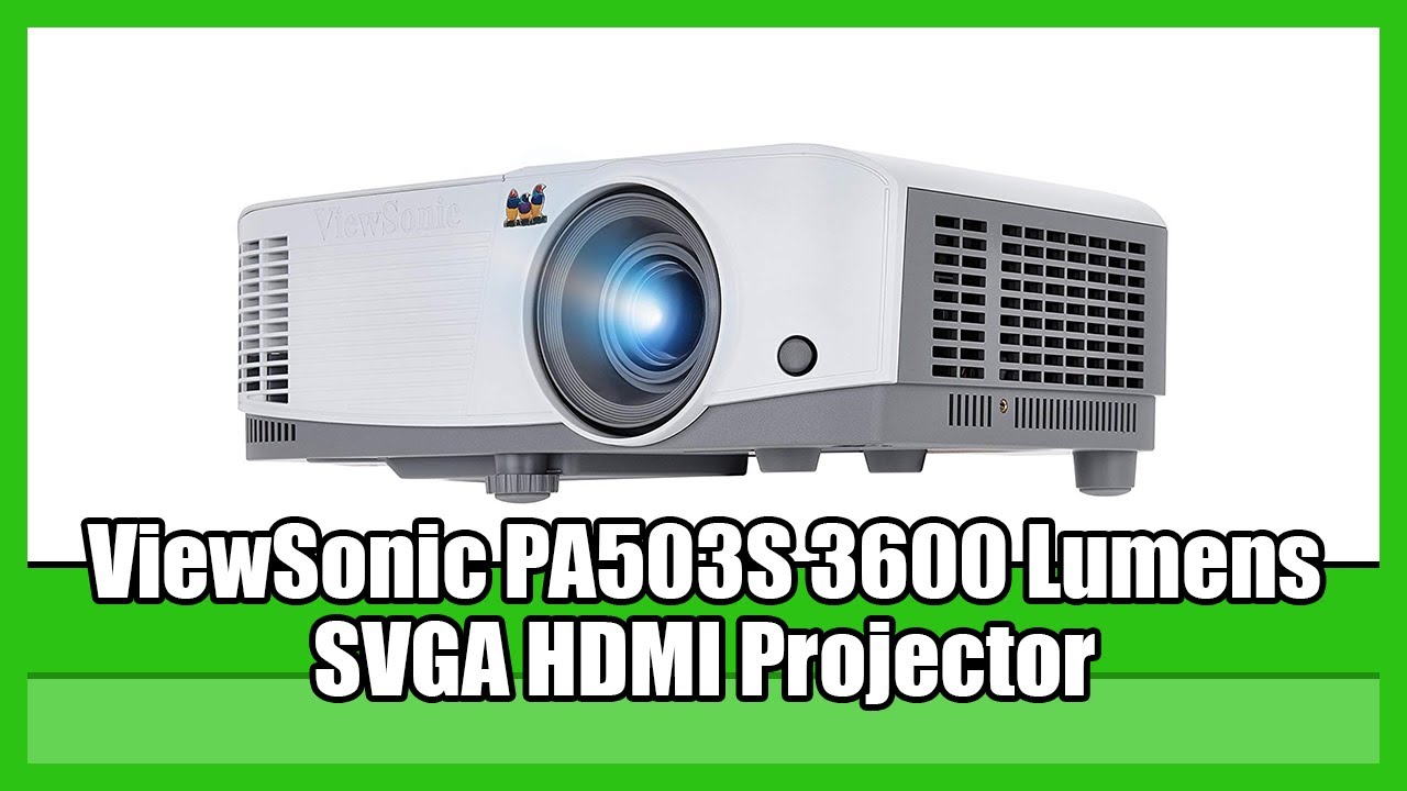 ViewSonic PA503S 3600 Lumens SVGA HDMI Projector | BEST Projectors for ...