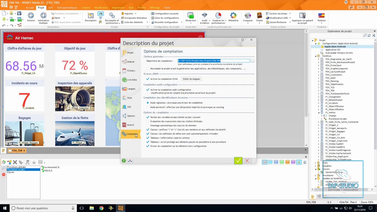 Compilación multi configuraciones con WinDev Mobile 22 - YouTube