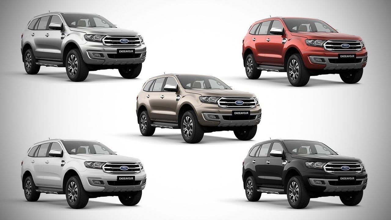 New 2019 Ford Endeavour All Colours - Images | AUTOBICS - YouTube