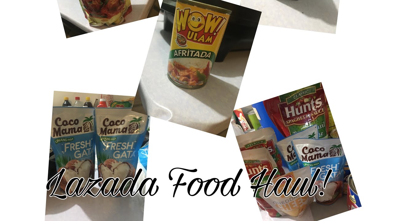 LAZADA FOOD HAUL!😮 - YouTube