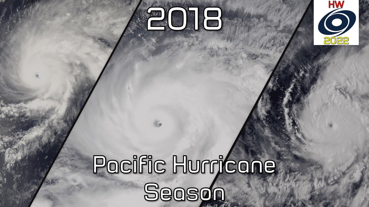 2018 Pacific Hurricane Season Animation V2 - YouTube