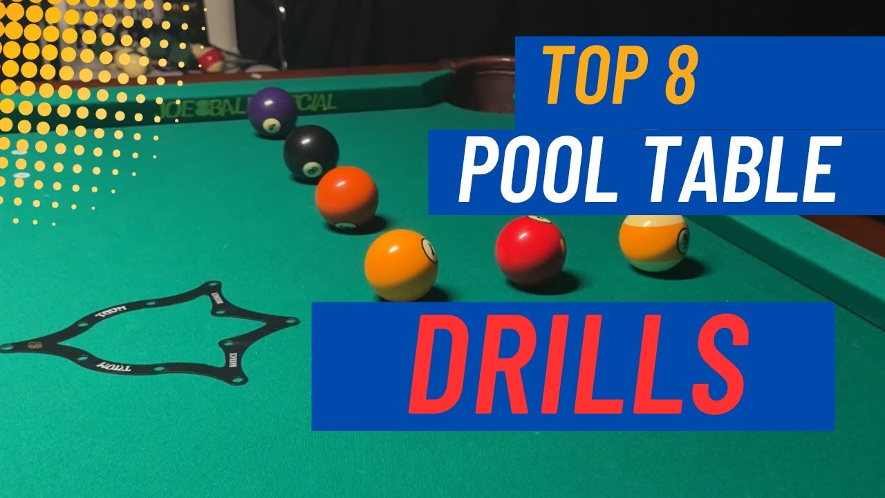 8 Pool Table Practice DRILLS That actually Work - YouTube