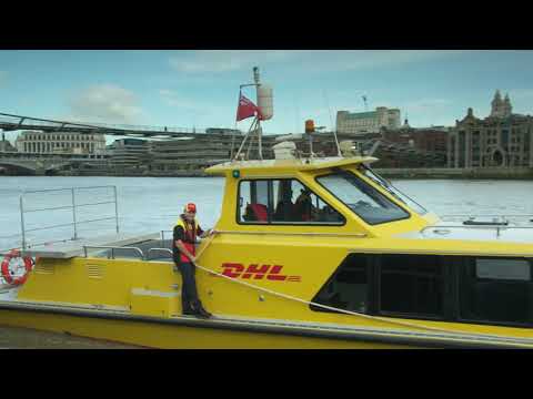 DHL Now Delivers On The River! - YouTube