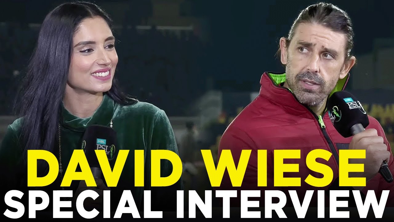 PSL 9 | David Wiese Special Interview | Islamabad United vs Lahore ...