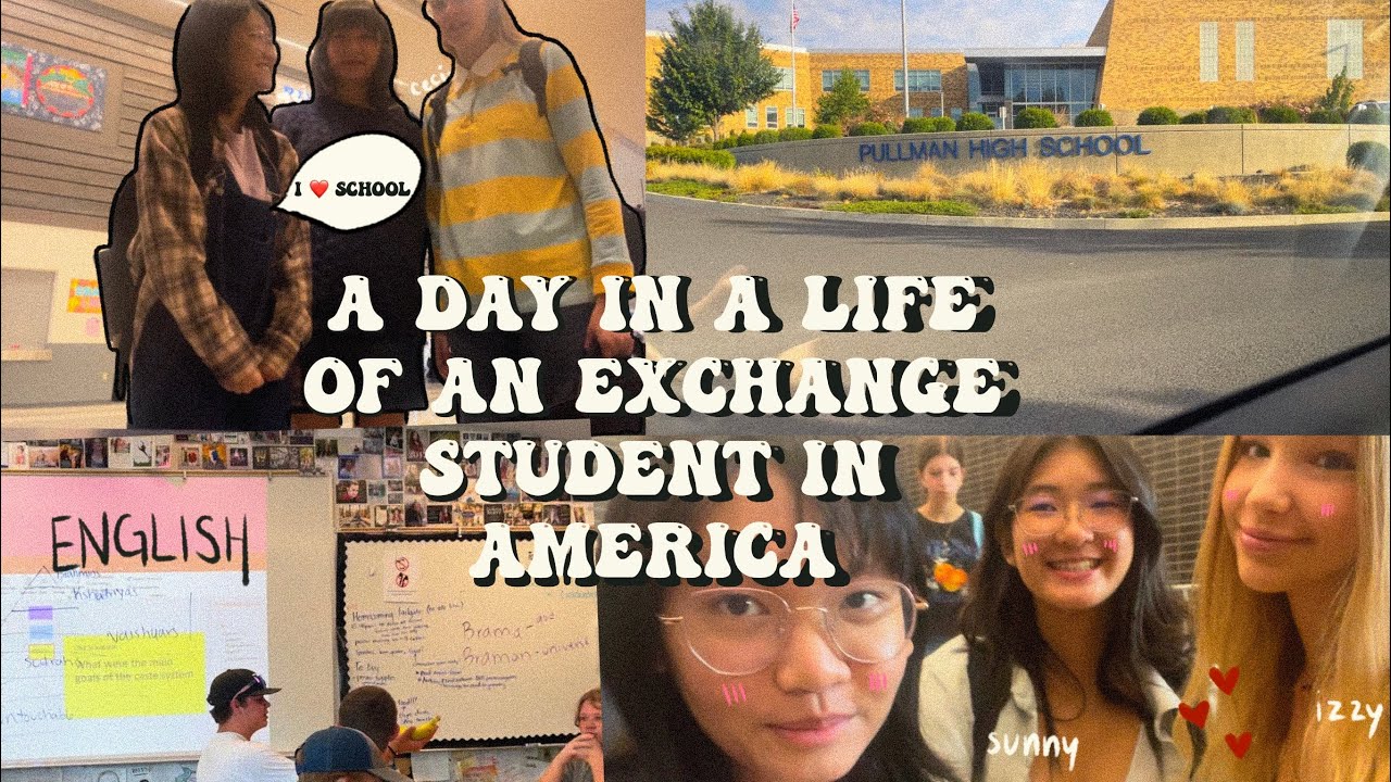 A day in a life of a exchange student in America #exchangestudents ...