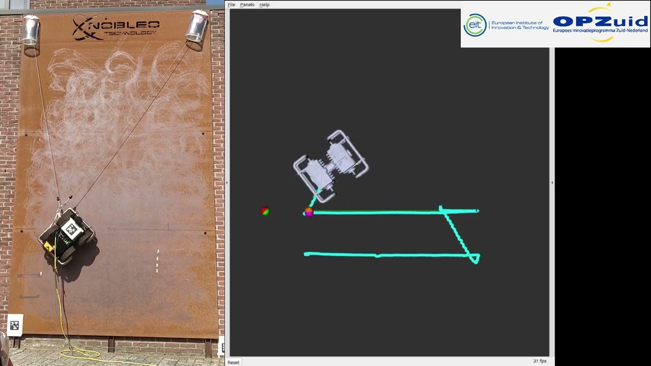 QR Code Navigation by Nobleo - YouTube