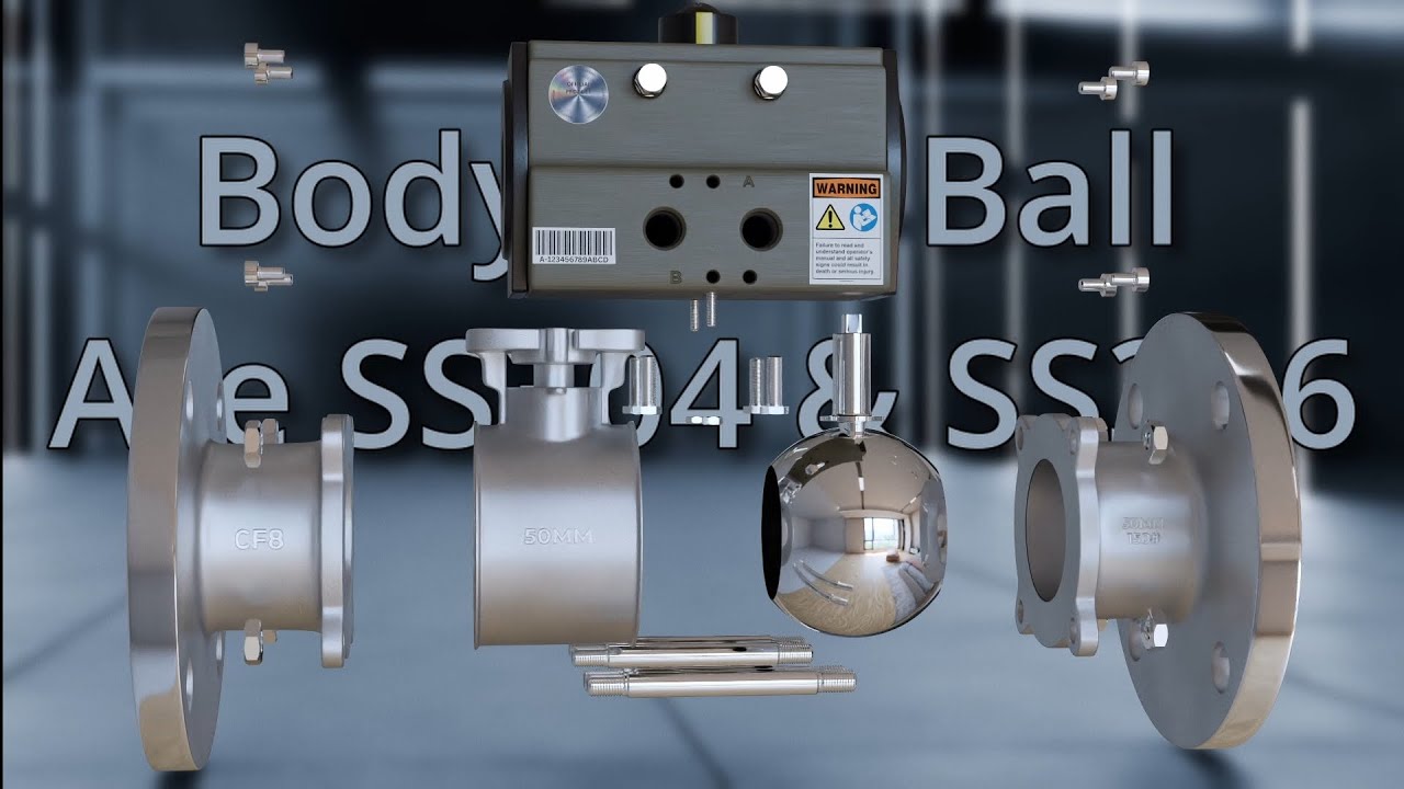 Industrial Ball Valve Animation | 3D Animation (Blender) - YouTube