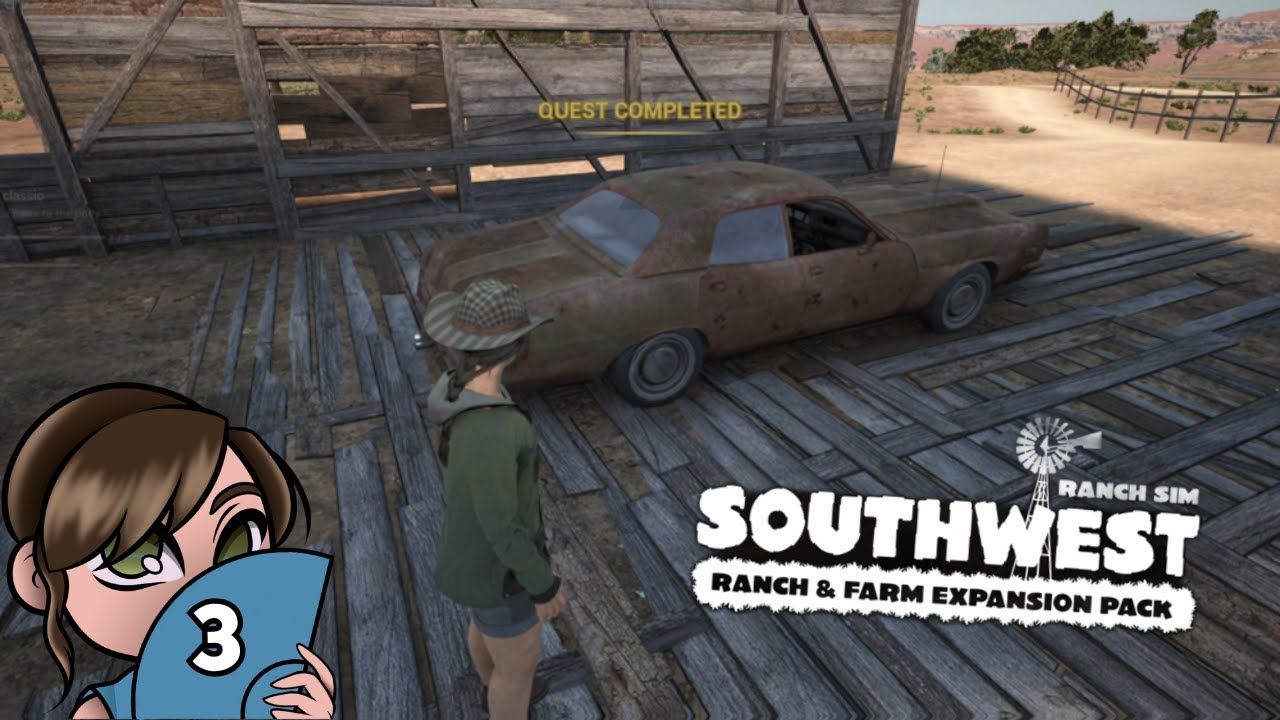 Save a Car, Ride a Tractor...[3] Ranch Simulator | Southwest DLC - YouTube