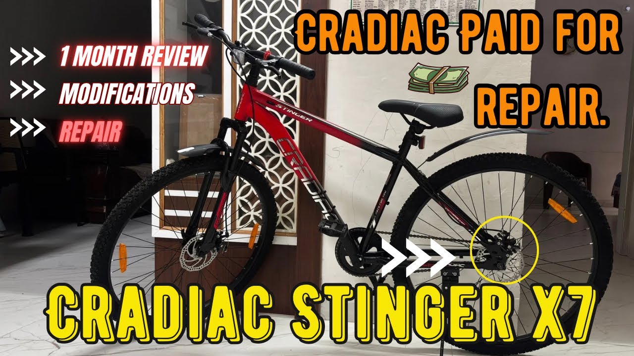 “Cradiac Stinger Cycle 1 Month Review | Problems & Repair Experience ...
