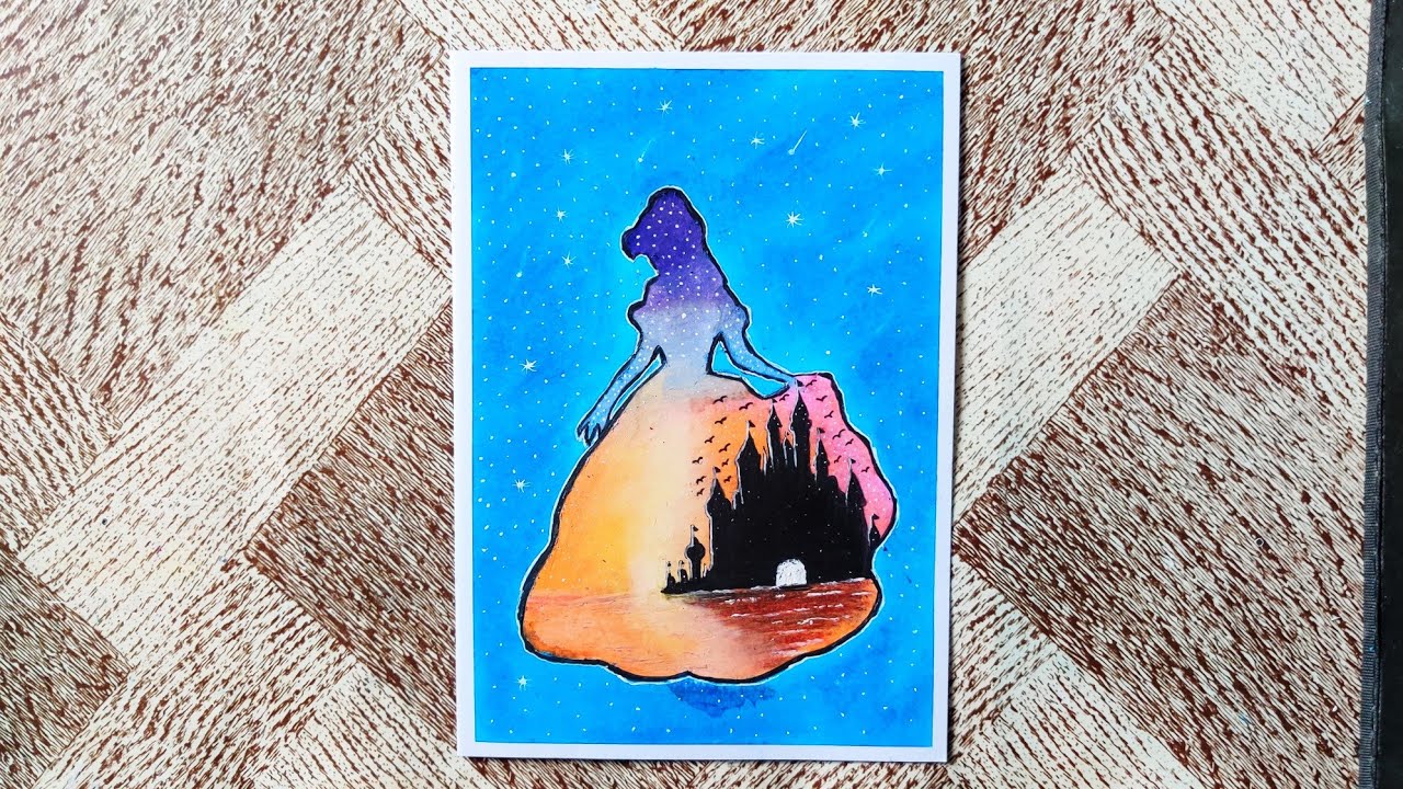 Disney Princess / oil pastels drawing || 54 - YouTube