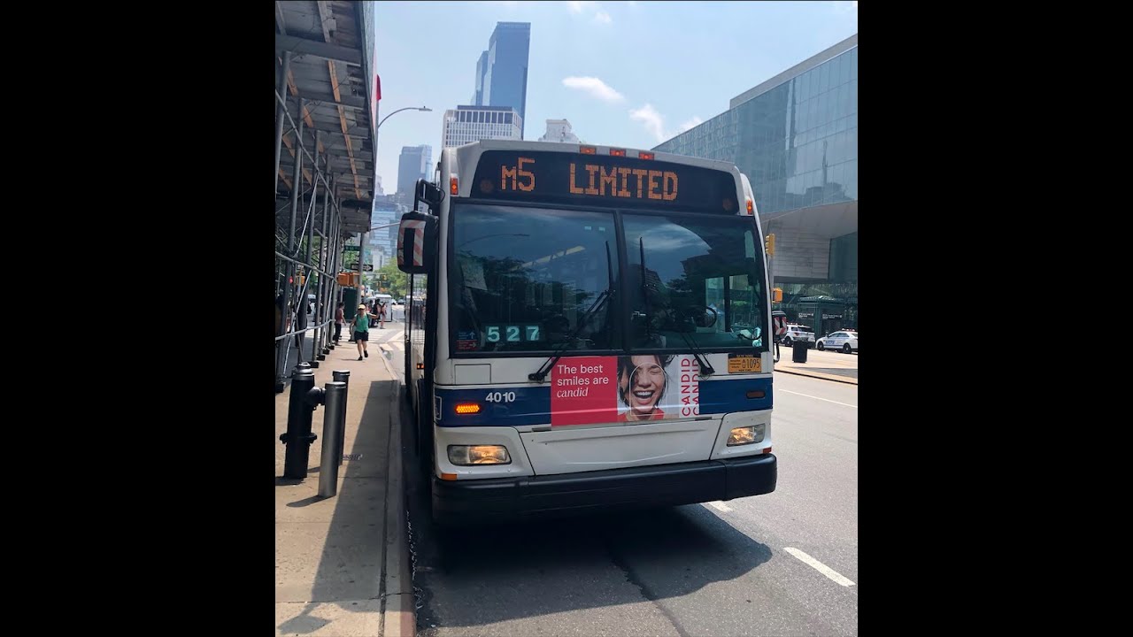 MTA: On Board 2009 Orion VII NG Hybrid #4010 On The M5 Limited Bus Via ...