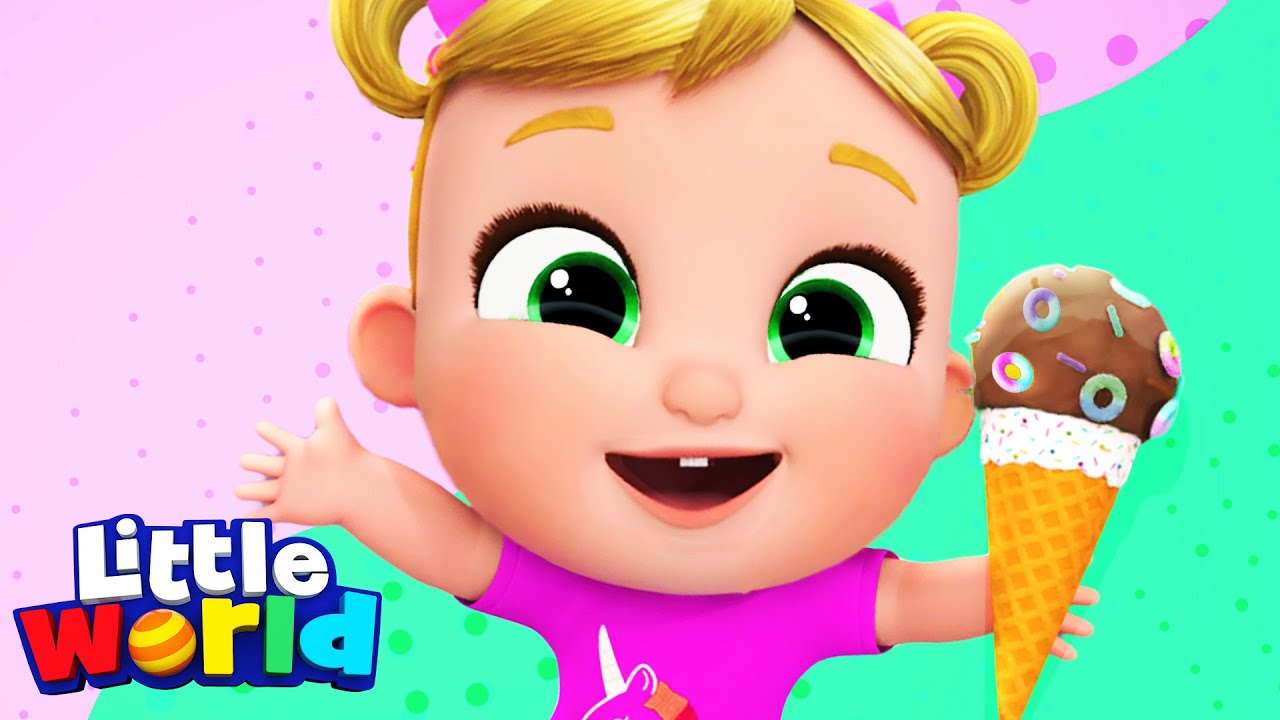 Ice Cream Time! | Little World Kids Songs & Nursery Rhymes - YouTube