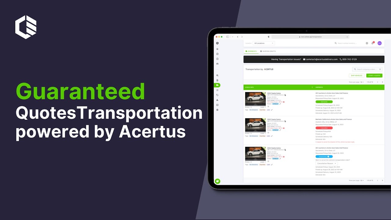 Guaranteed Quotes: Transportation powered by Acertus! - YouTube