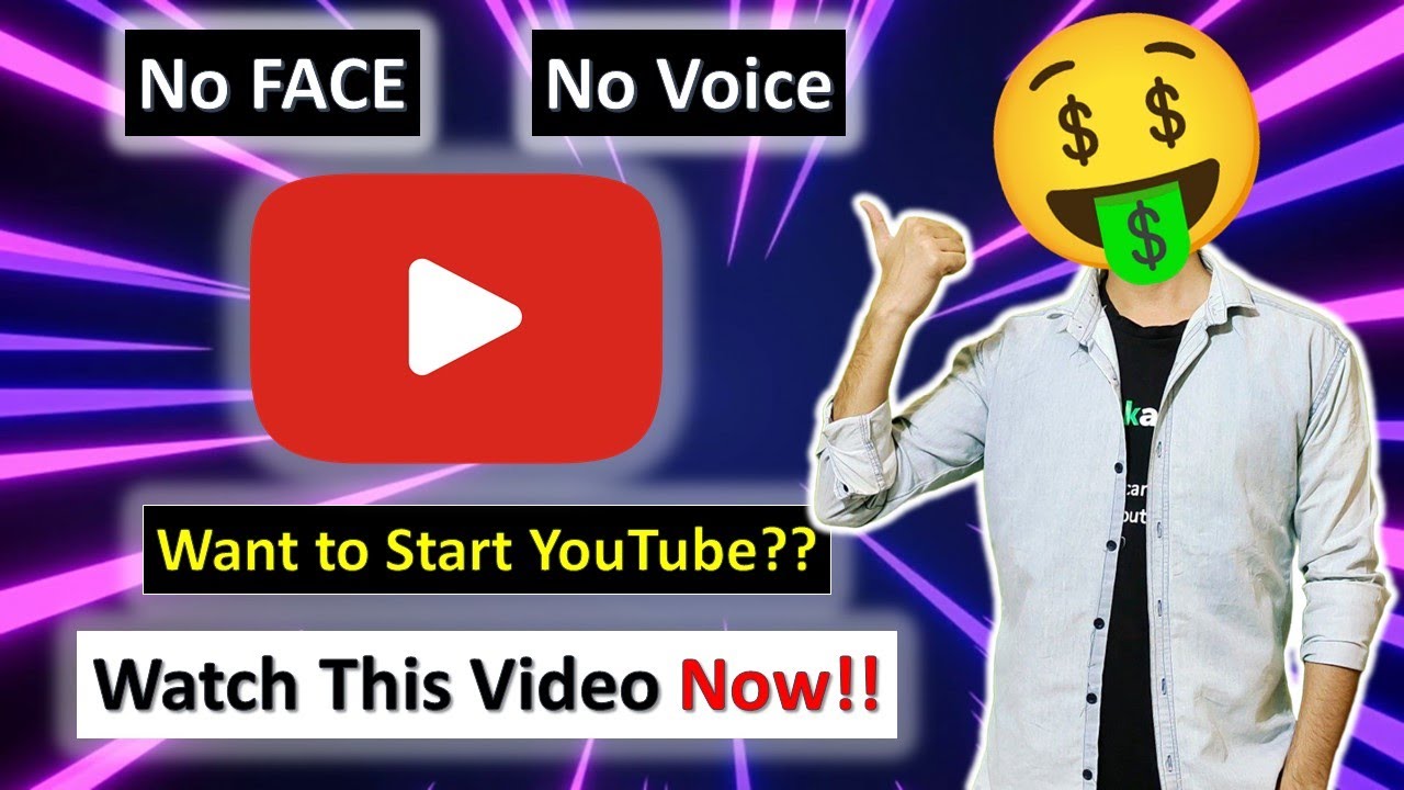 no face no voice youtube channel || YouTube Channel without Showing ...