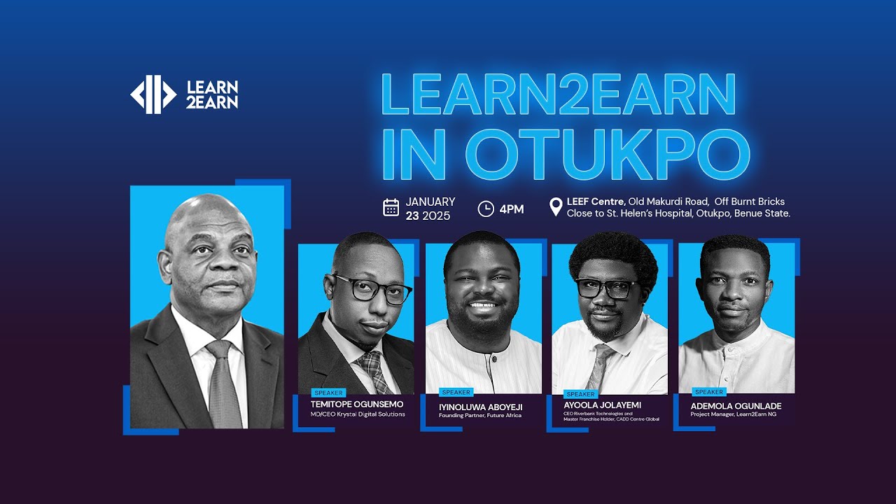 OFFICIAL OPENING OF THE LEARN2EARN PROGRAM, OTUKPO - YouTube