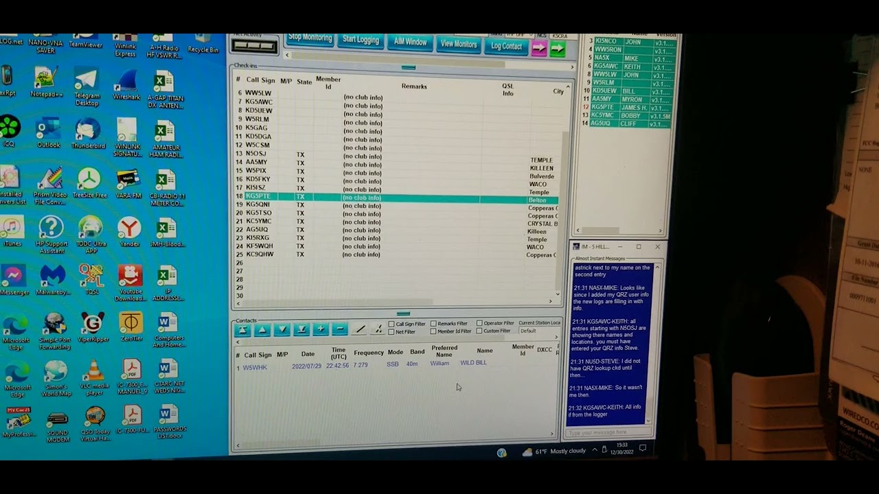My Take on the use of Netlogger by James (KG5PTE) - YouTube