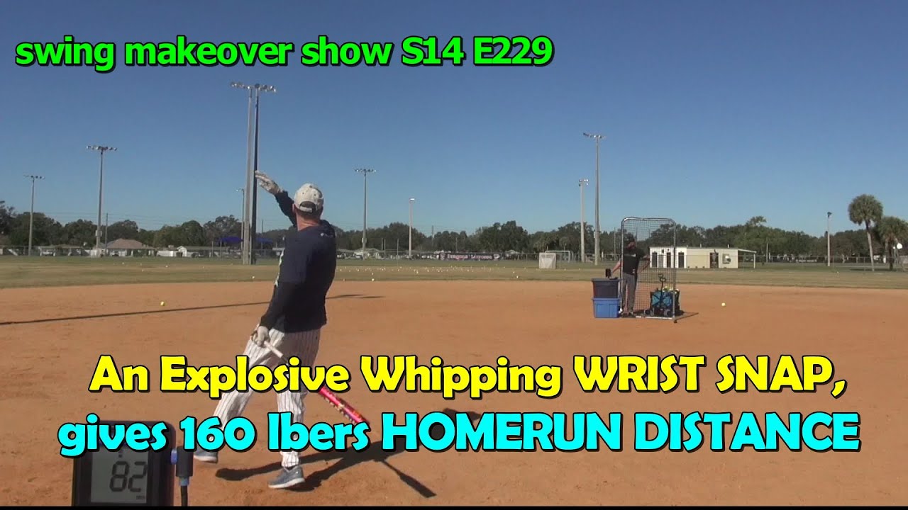 An Explosive WHIPPING Wrist Snap, gives 160 lber's HOMERUN DISTANCE 229 ...