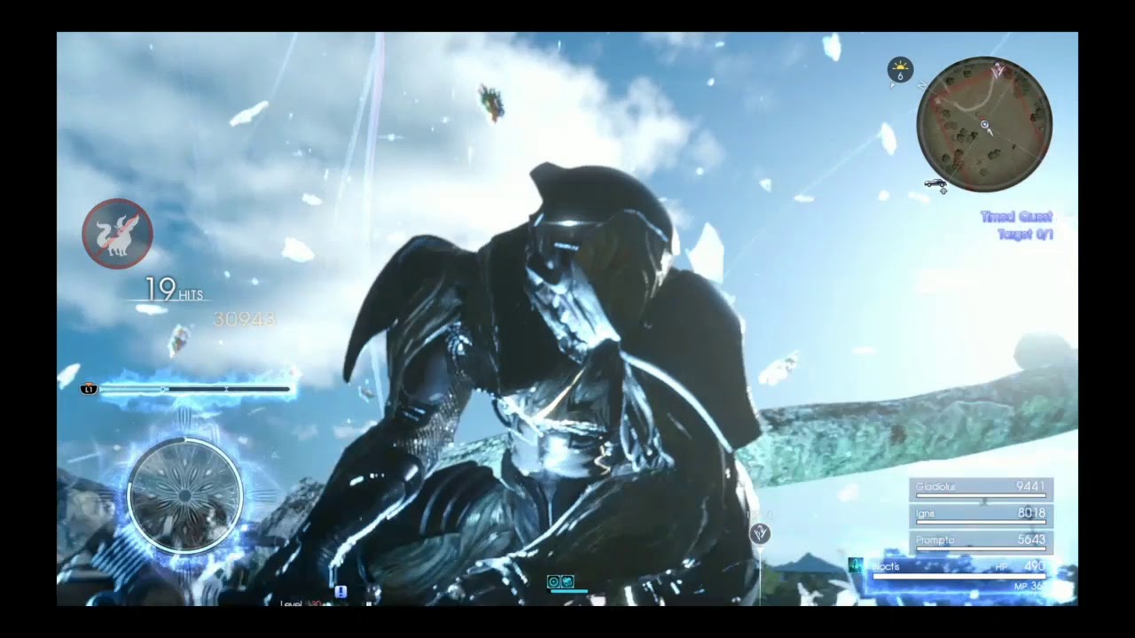 FINAL FANTASY XV | HOW TO KILL TYRANEANT SUPERBOSS EASY WITH ARMIGER ...