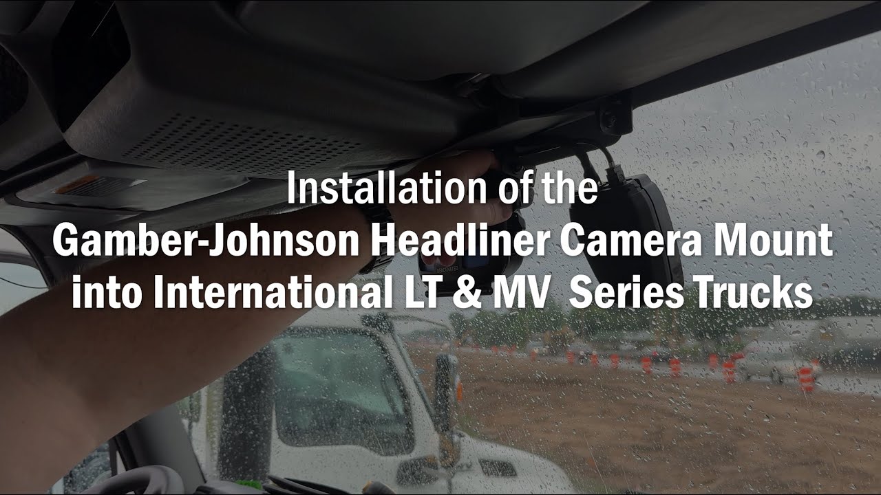 Samsara CM32 & Lytx ER-SF300 Camera Headliner Mount Installation ...