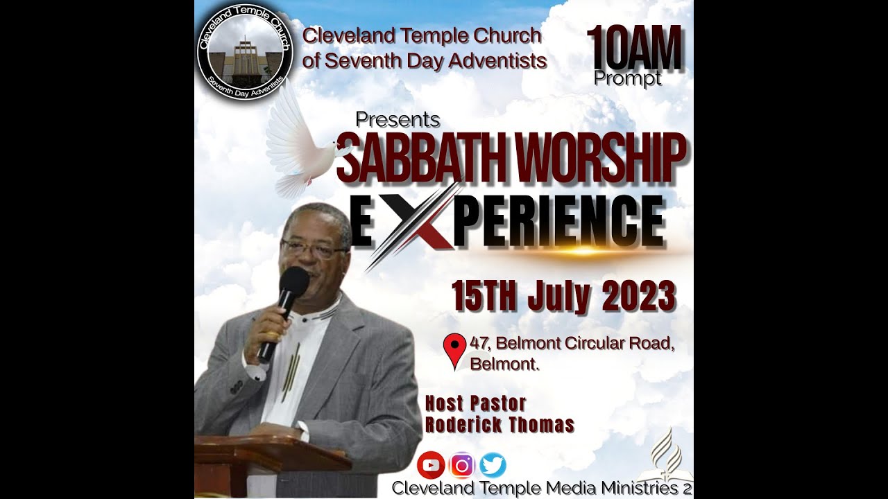 Cleveland Temple SDA Church Service - July 15th , 2023 - YouTube