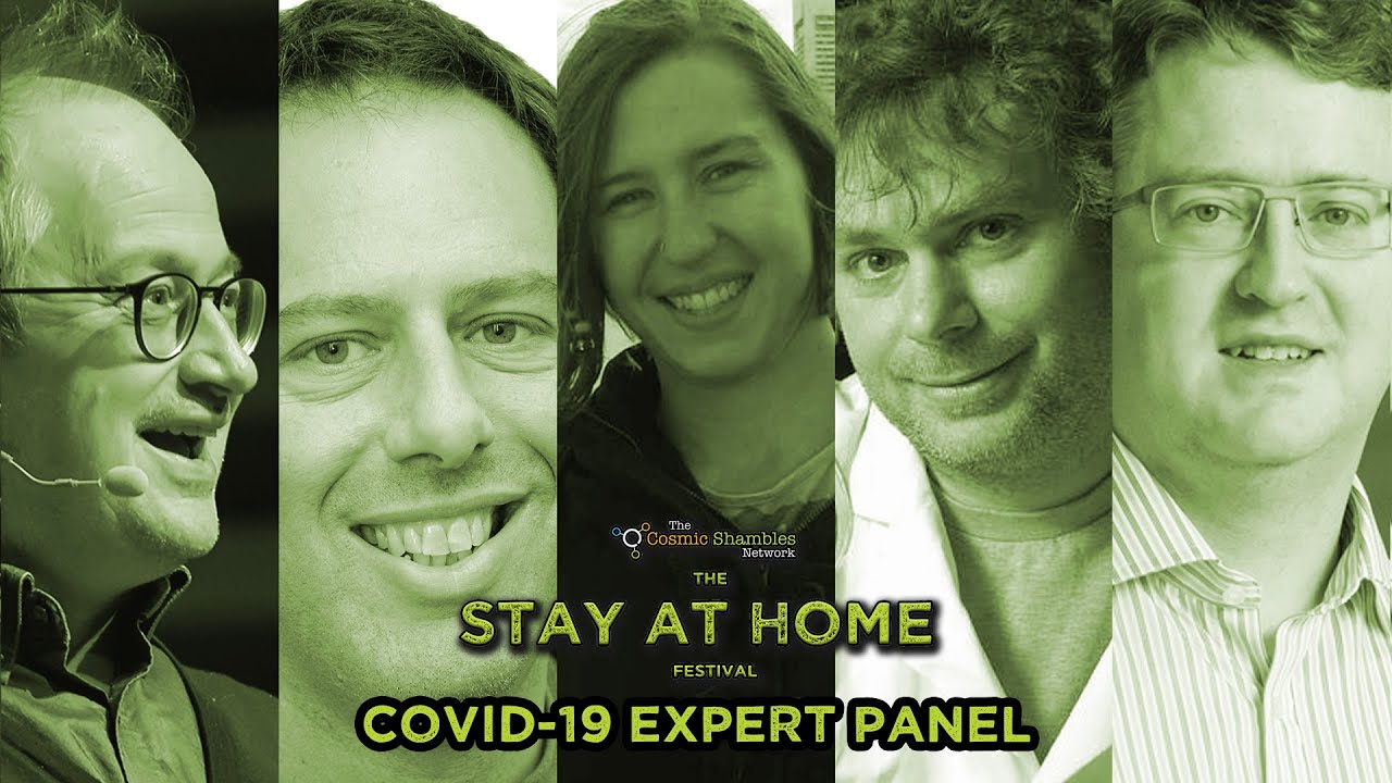 COVID-19 Experts Panel hosted by Robin Ince with Dan Davis, Ellen ...