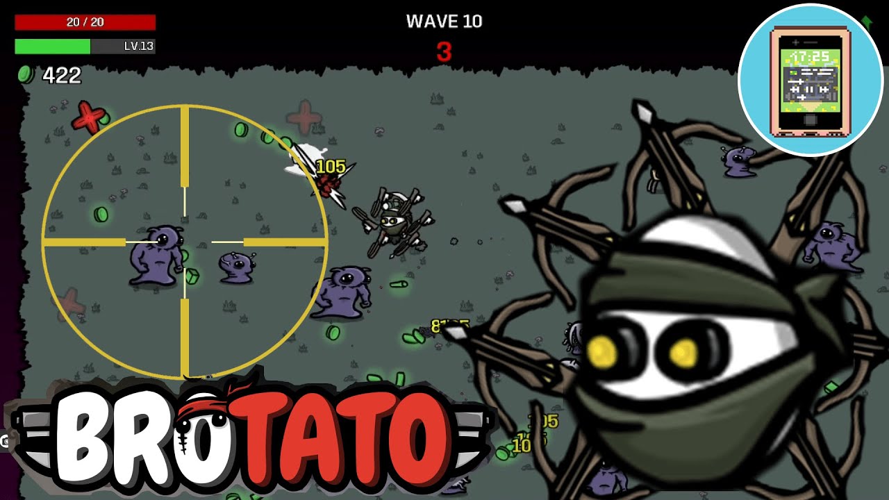 Hunter 🤠🏹crossbow 1.0 Release l Modded Brotato - YouTube