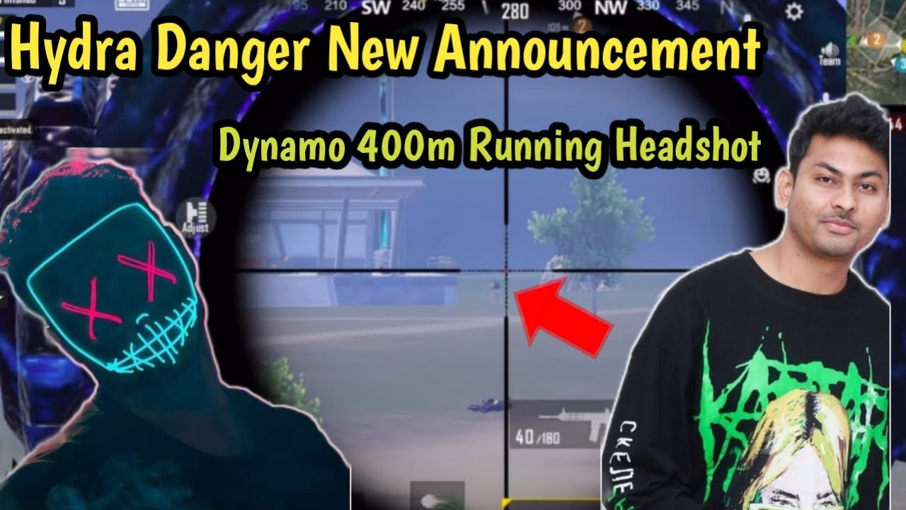 Hydra Danger New Announcement | Dynamo 400m Running Headshot | Hydra ...
