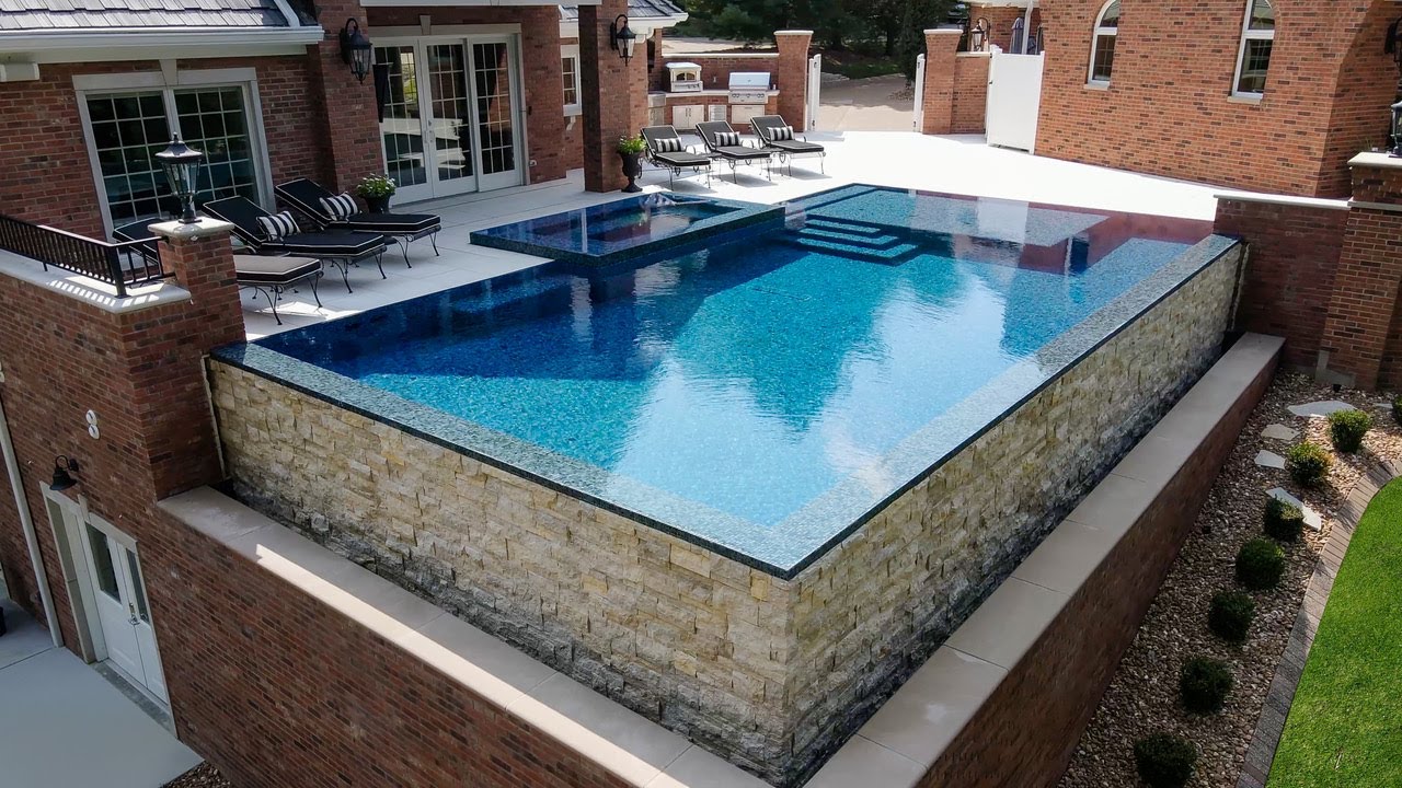 A Devil Is In The Details From Illinois: Stunning Glass Tile Pool & Spa ...