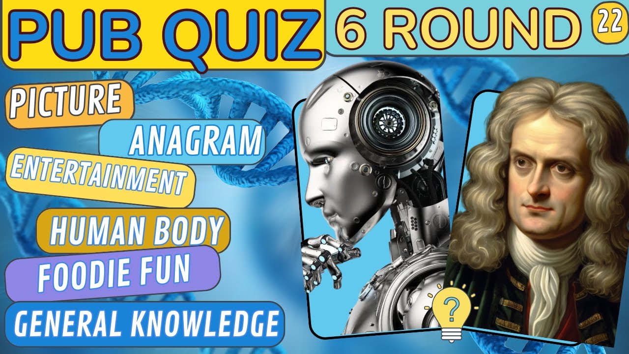 Virtual Pub Quiz Showdown: Test Your Knowledge! Pub Quiz 6 Rounds. No ...