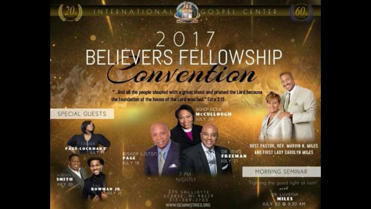 2017 Believers Fellowship Convention - YouTube