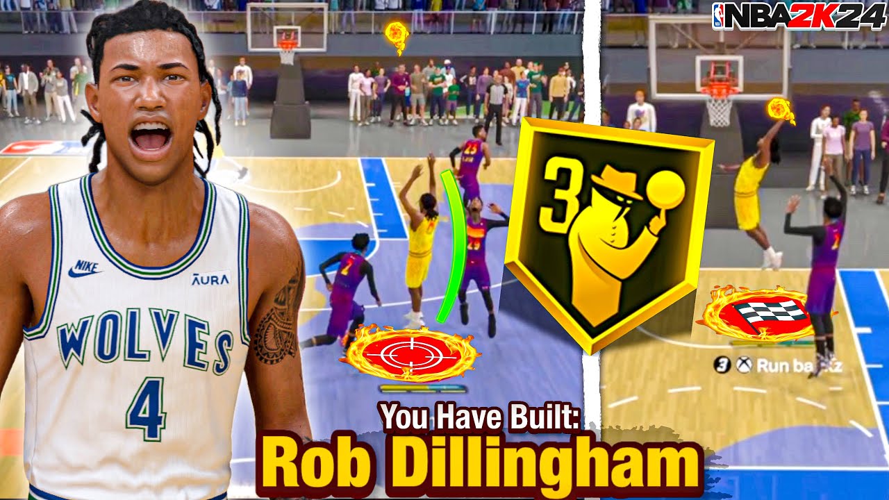 This Rob Dillingham Build is a SHIFTY SCORER on NBA 2K24 - YouTube