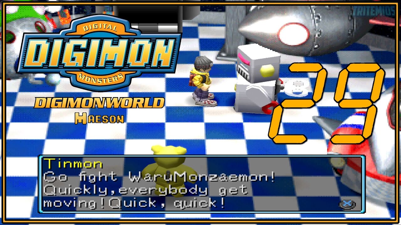 Digimon World Maeson #29 - Monzaemon Recruitment in Toy Town - (No ...